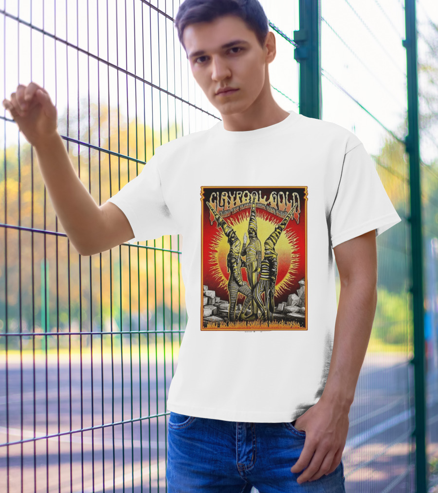 Primus Claypool Gold Tour 2026 Gallagher Square San Diego July 1 Psychedelic T-Shirt