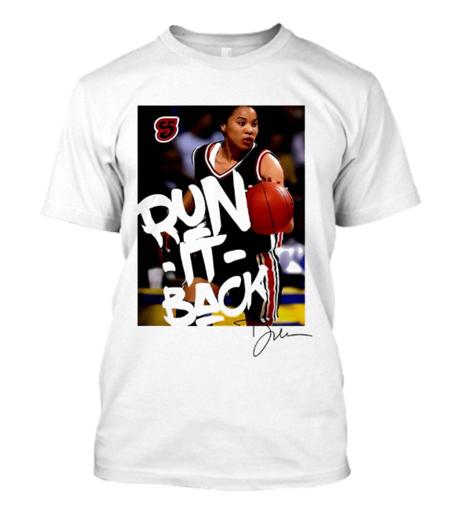 Run It Back Nykesha Sales Connecticut Huskies Basketball Player Action T-Shirt