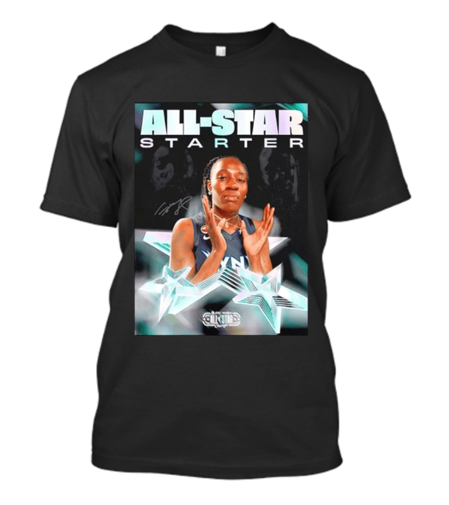 WNBA Minnesota Lynx All Star Starter Basketball Player T-Shirt