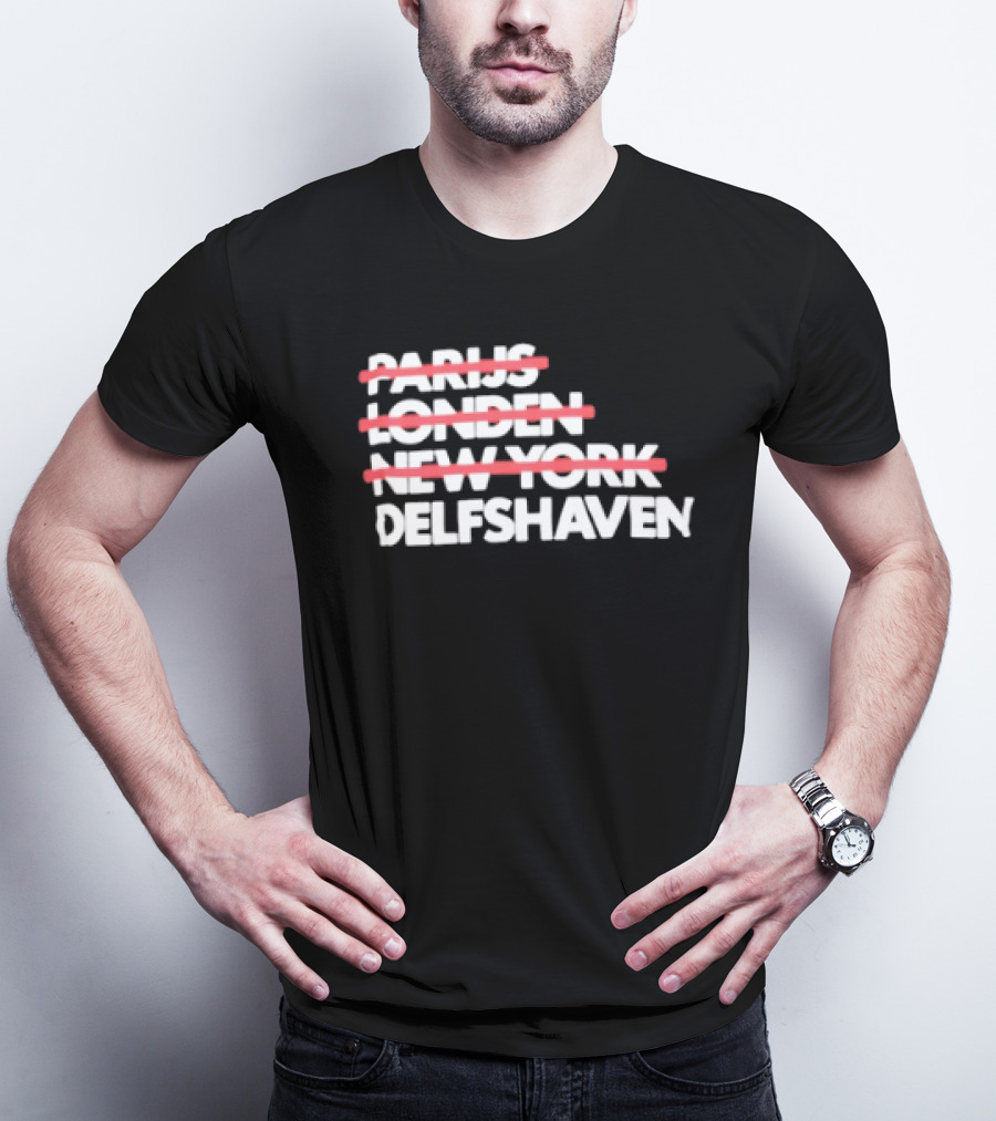 Parijs Londen New York Delfshaven Rotterdam T-Shirt
