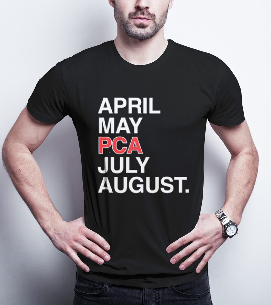 Pete Crow Armstrong PCA Chicago Cubs April May July August Calendar T-Shirt