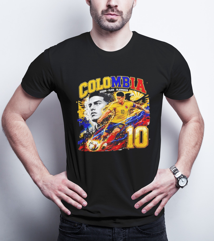 Colombia Vision Flair Playmaker 10 T-Shirt