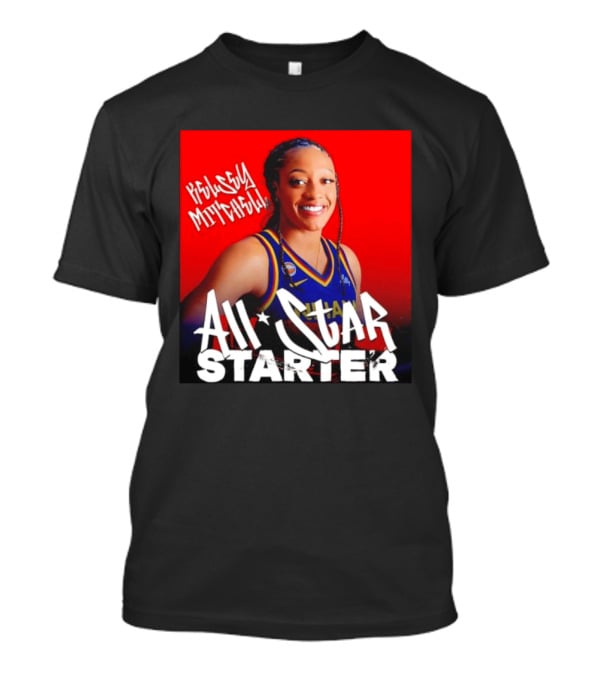Kelsey Mitchell Indiana Fever All Star Starter Basketball T-Shirt