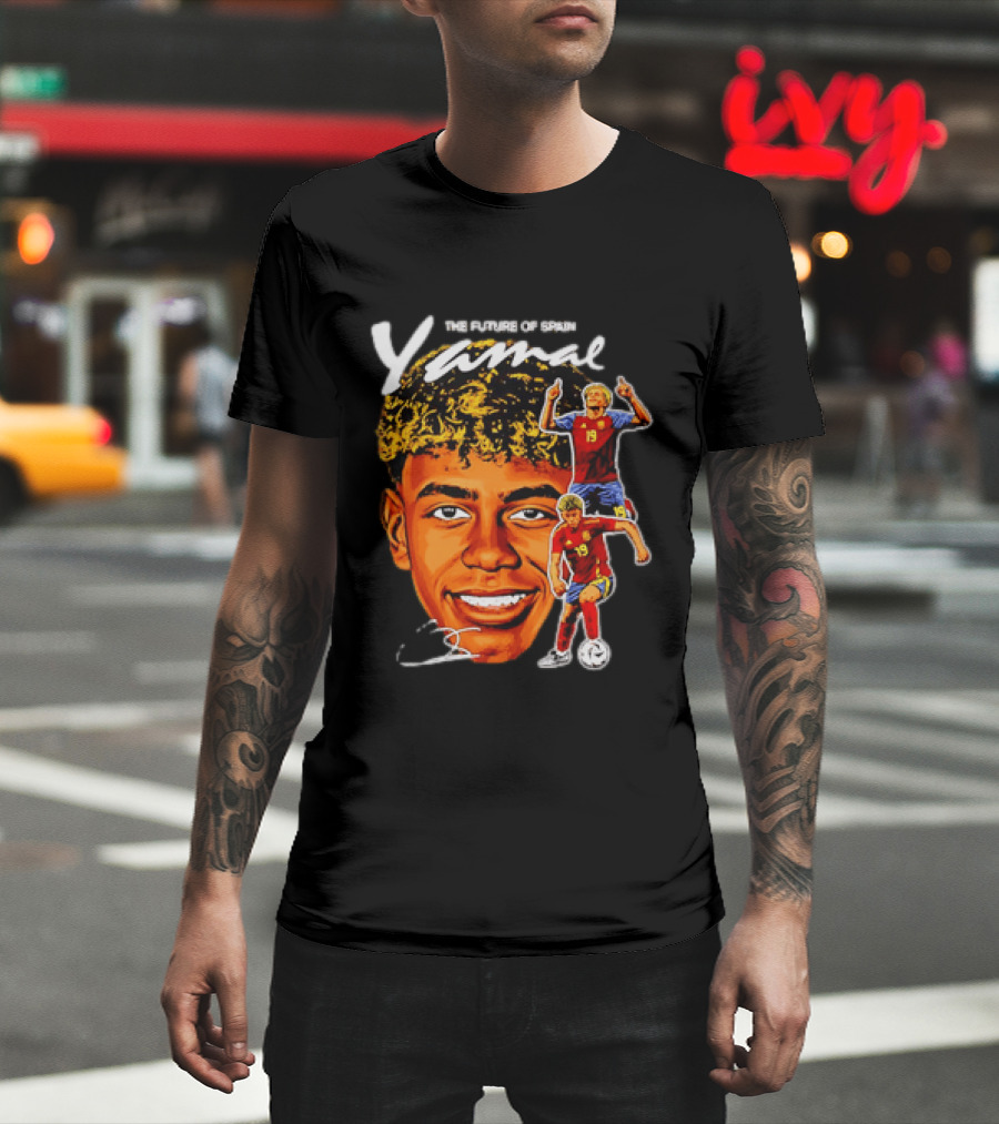 Lamine Yamal The Future Of Spain National Team Soccer Star T-Shirt
