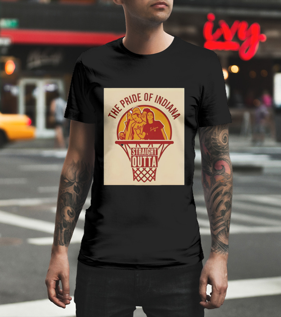 The Pride Of Indiana Straight Outta WNBA Basketball 2026 T-Shirt