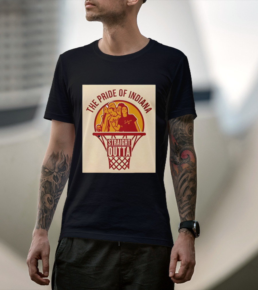 The Pride Of Indiana Straight Outta WNBA Basketball 2026 T-Shirt