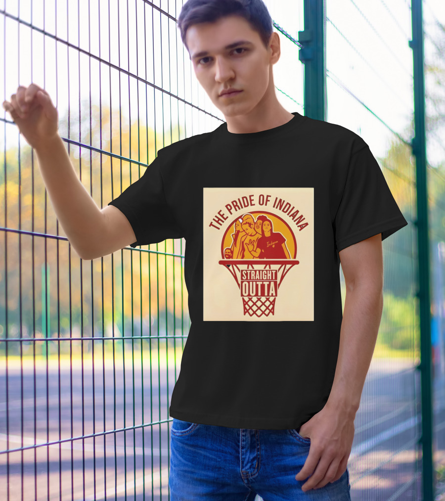 The Pride Of Indiana Straight Outta WNBA Basketball 2026 T-Shirt