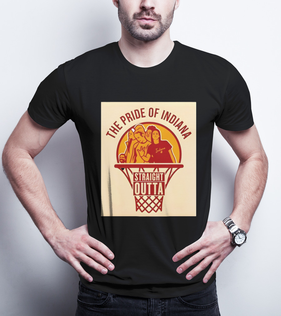 The Pride Of Indiana Straight Outta WNBA Basketball 2026 T-Shirt