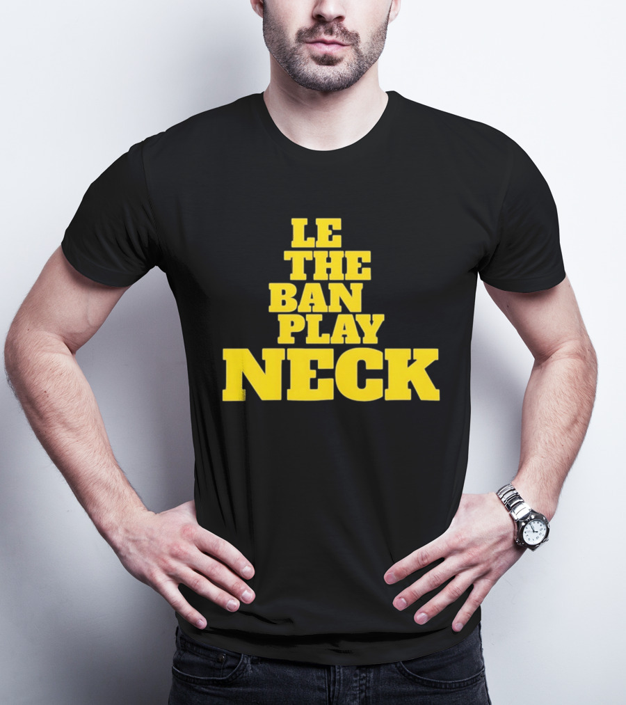Tiger Nation Let The Band Play Neck LSU T-Shirt