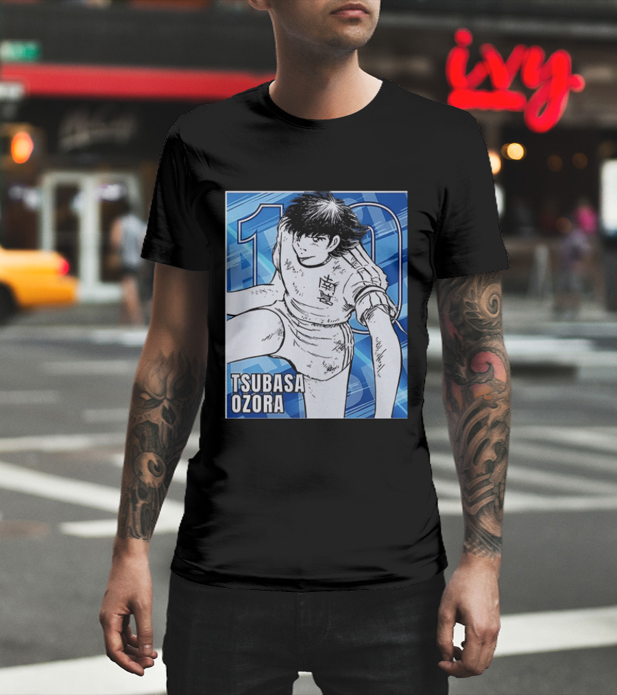 Tsubasa Ozora Nankatsu 10 Captain Tsubasa Anime Manga Series T-Shirt