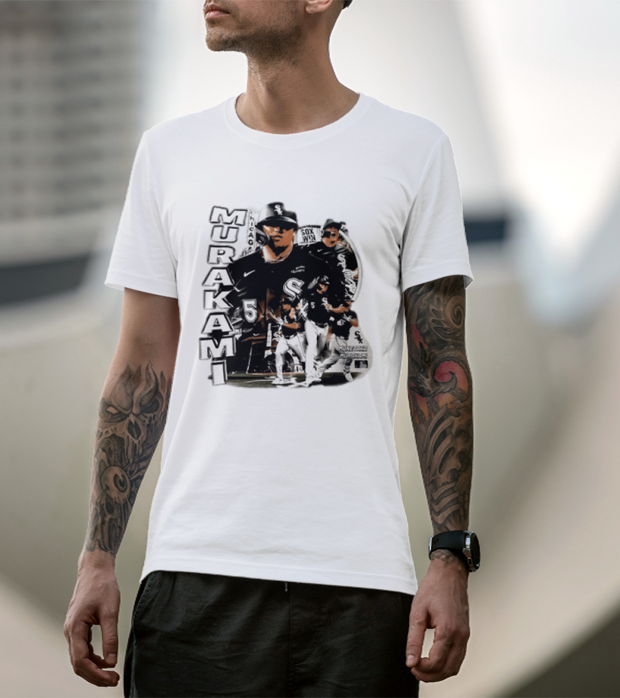 Munetaka Murakami Chicago White Sox Win Player Number 5 MLB T-Shirt