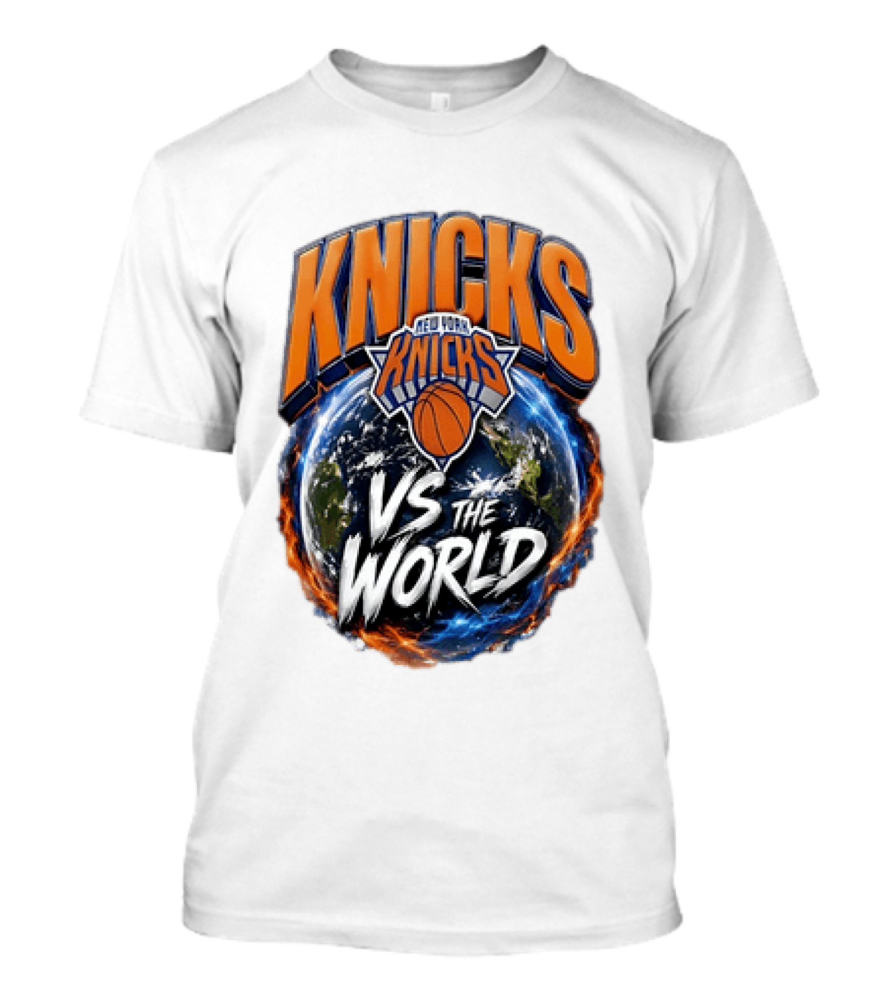 Knicks New York VS The World Basketball Team T-Shirt