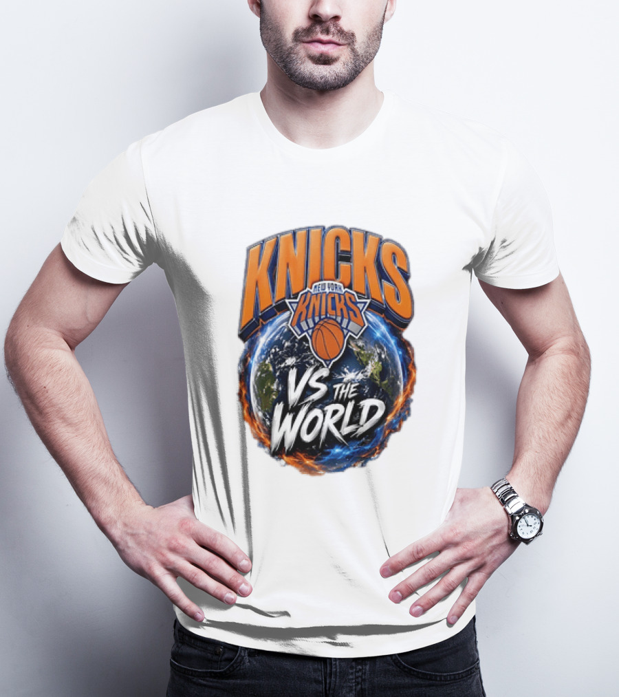 Knicks New York VS The World Basketball Team T-Shirt