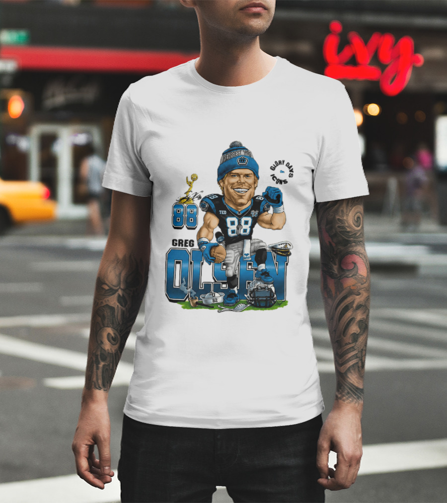Greg Olsen Glory Days 88 Rehrest Sports T-Shirt