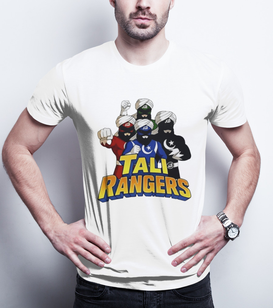 Tali Rangers Turban Wearing Superhero Group T-Shirt