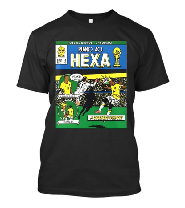 Vinicius Junior Brazil 2026 Rumo Ao Hexa Fase De Grupos O Garcom O Falso 9 A Soberba Voltou T-Shirt