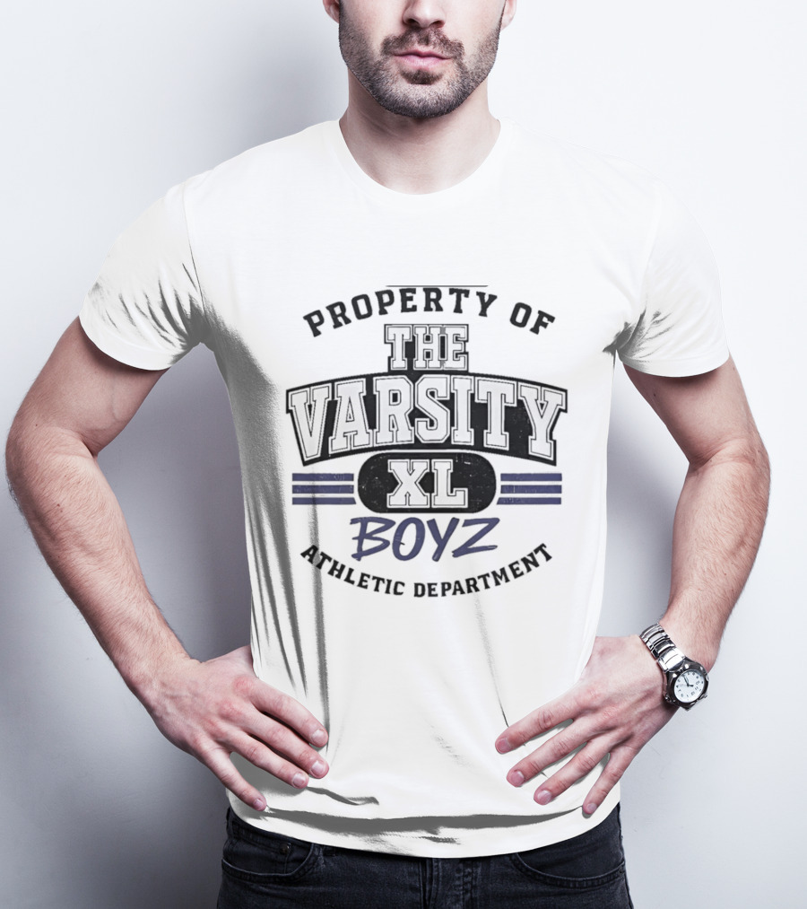 Property Of Varsity XL Boyz Athletic Department T-Shirt