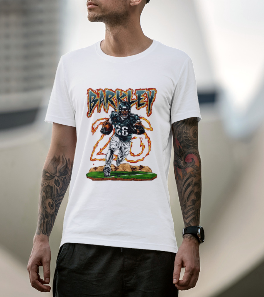Barkley 26 Philadelphia Football Running Back T-Shirt