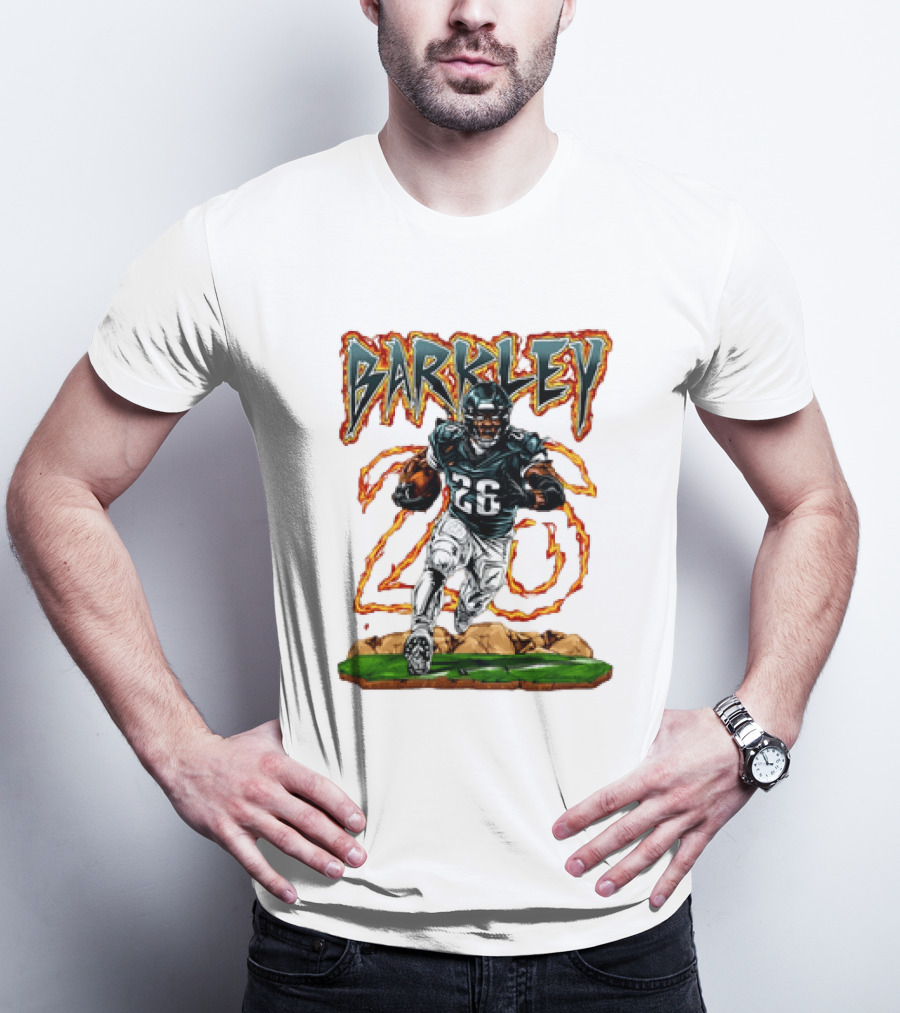 Barkley 26 Philadelphia Football Running Back T-Shirt