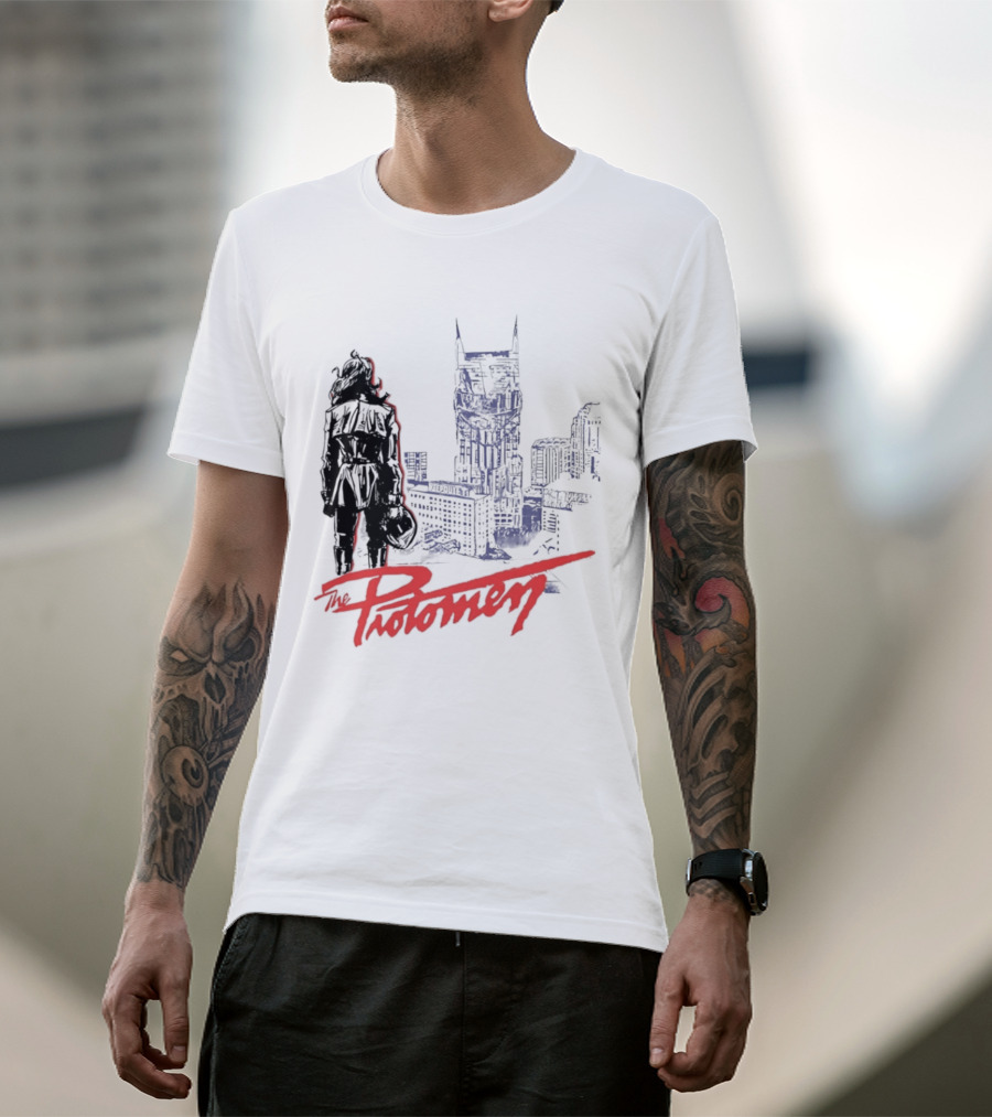 The Protomen Nashville Skyline Synthwave Rock Opera T-Shirt