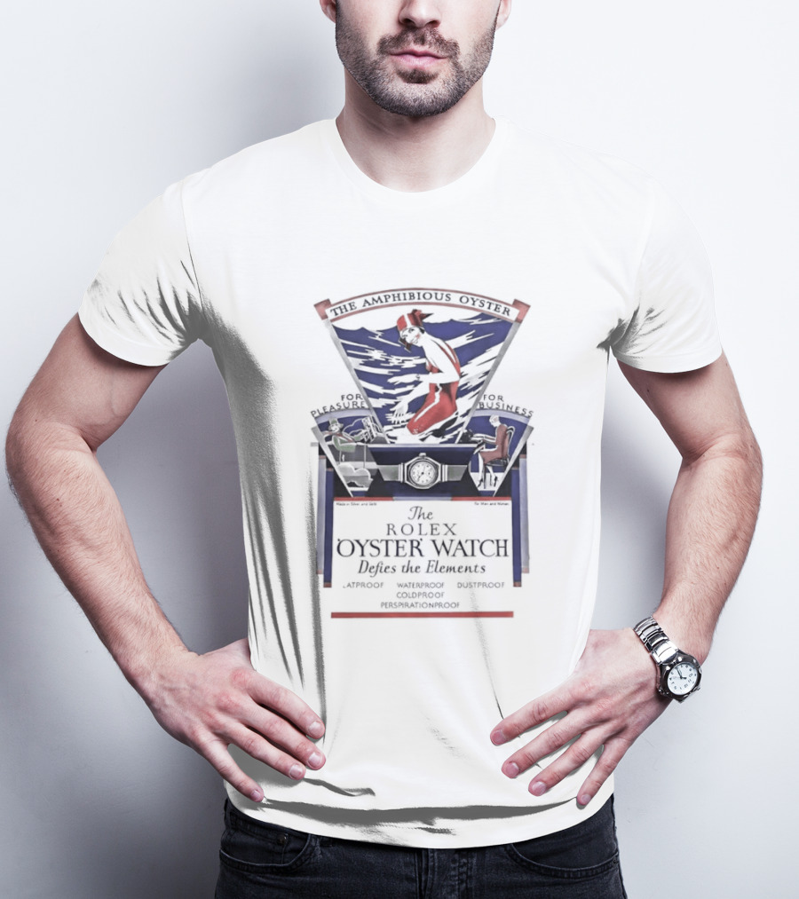 The Rolex Oyster Defies The Elements Mercedes Gleitze Endurance Record T-Shirt