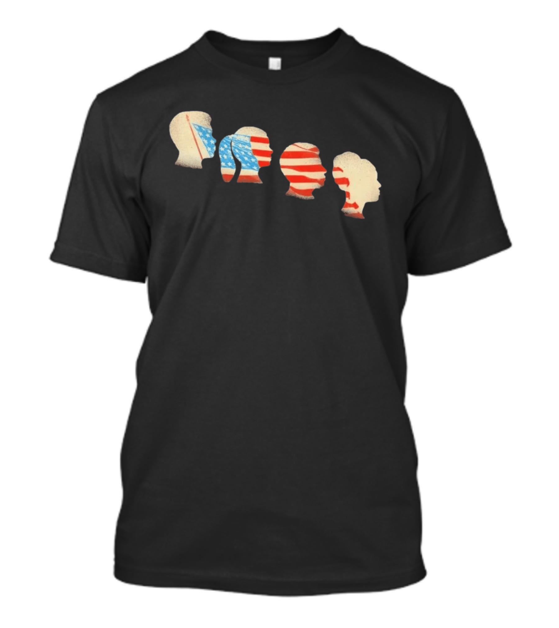 American Flag New York Public Library Joan Wong Marshall Project T-Shirt