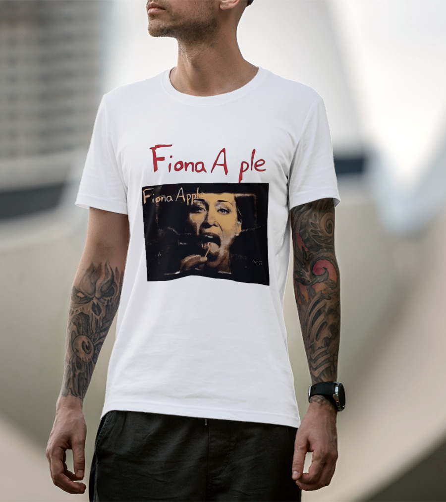 Fiona Apple Tour White Eating T-Shirt