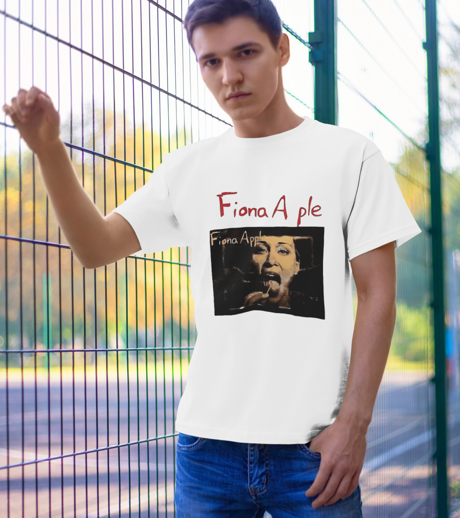 Fiona Apple Tour White Eating T-Shirt