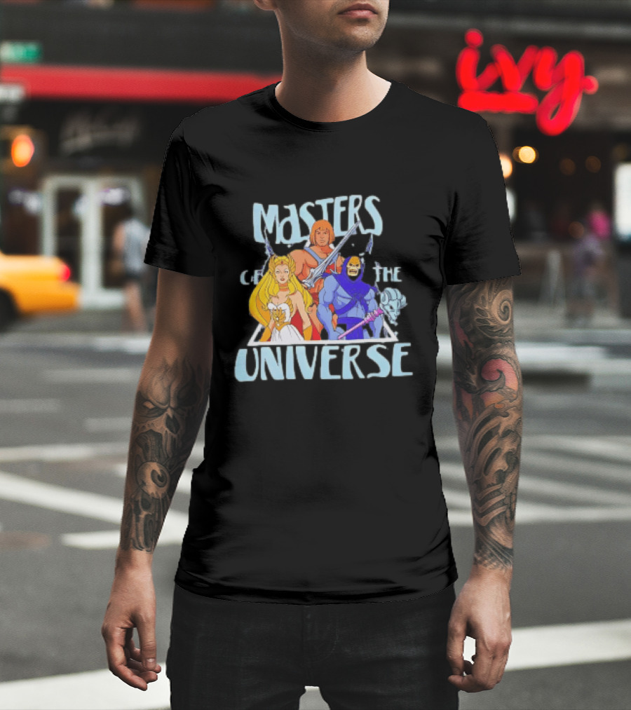 Masters Of The Universe He Man She Ra Skeletor Characters T-Shirt