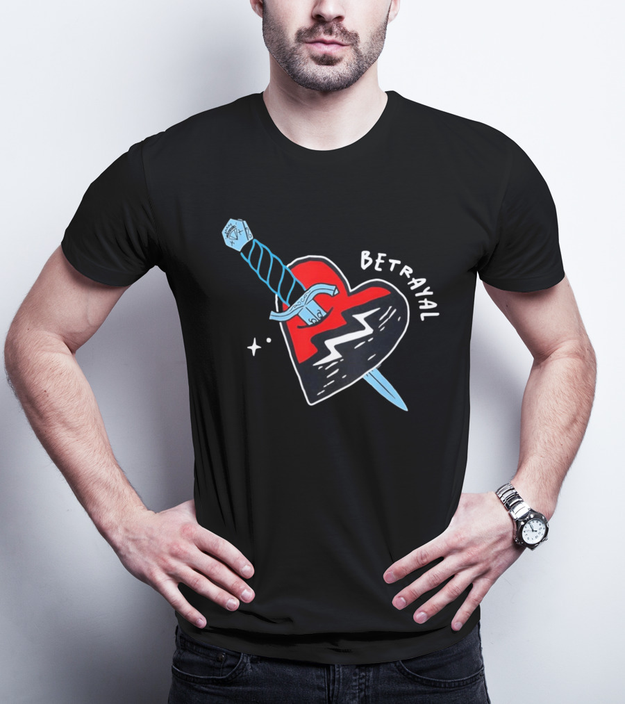 Heart Sword Betrayal T-Shirt
