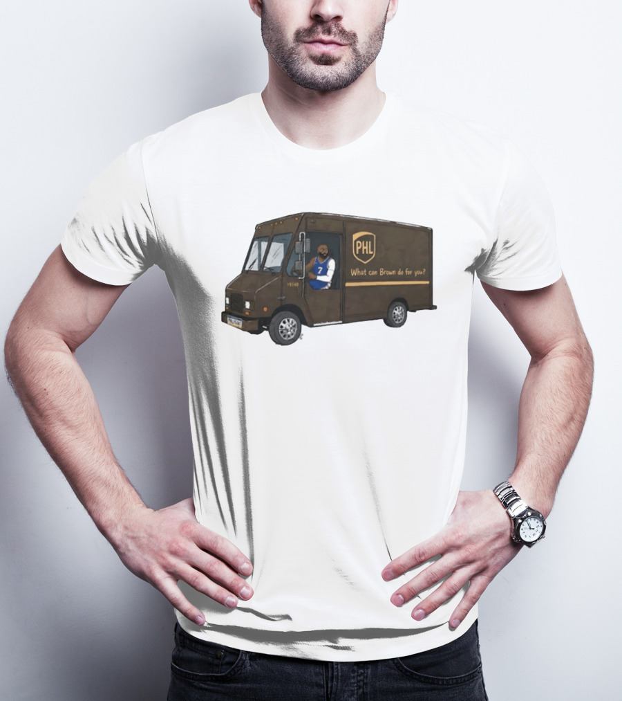 James Harden Philadelphia 76ers PHL Truck What Can Brown Do For You T-Shirt