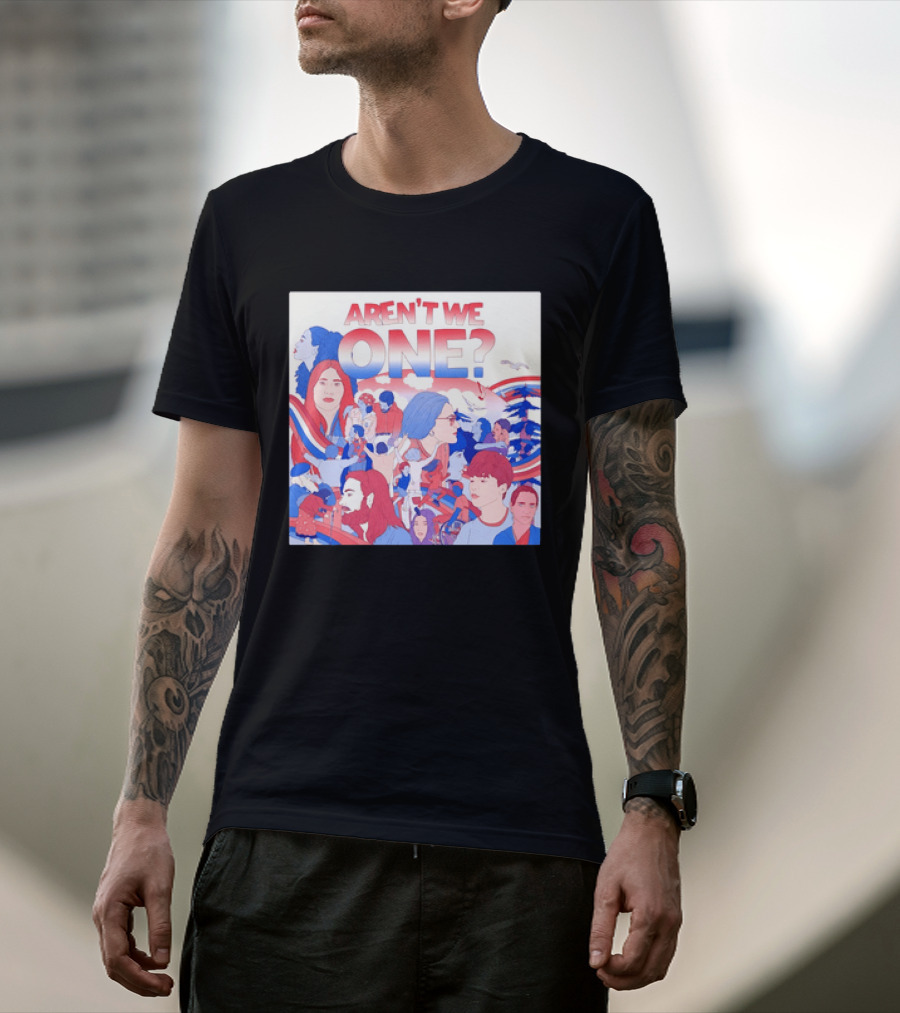 Aren't We One Colorful Community Unity Celebration T-Shirt