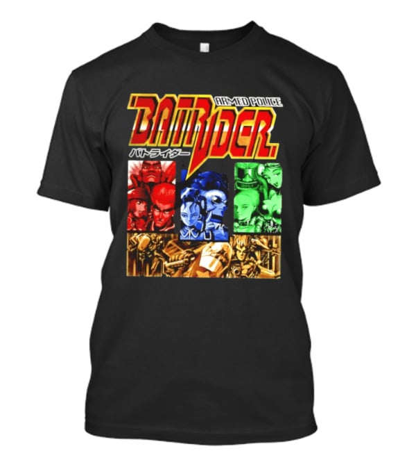 Armed Police Batrider Arcade Game Characters Raizing Shoot Em Up T-Shirt