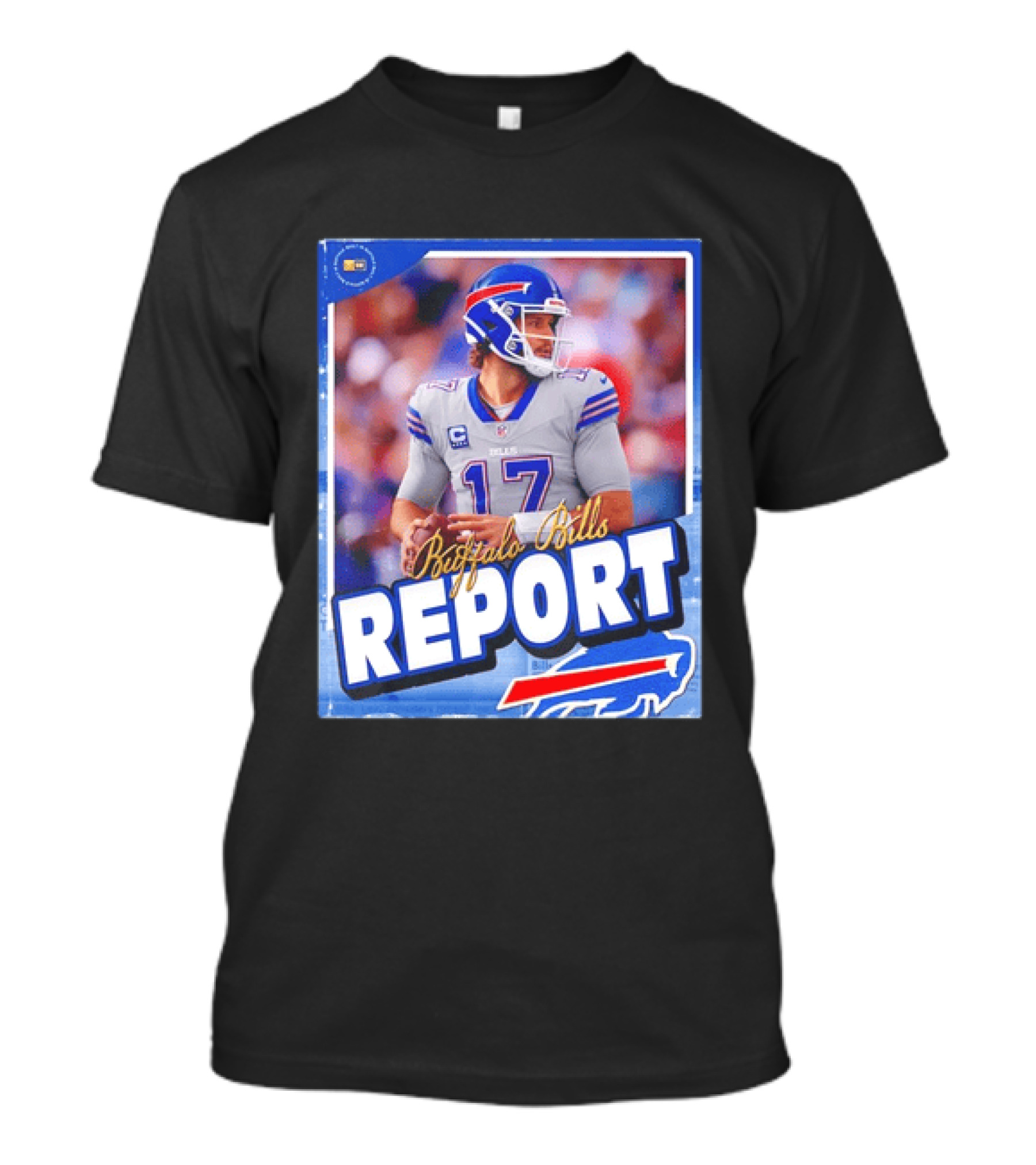 Buffalo Bills Report Josh Allen Number 17 T-Shirt
