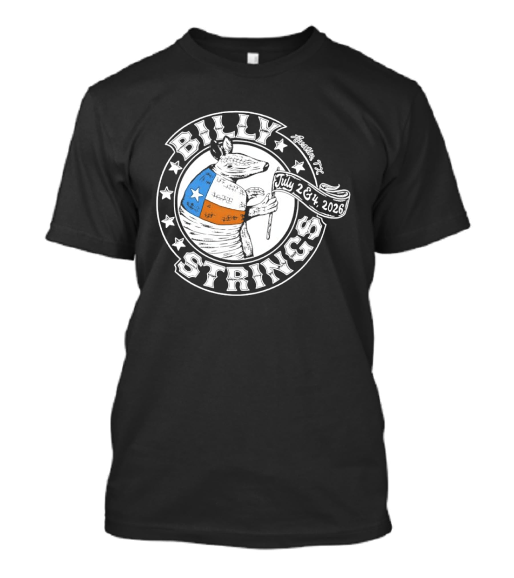 Billy Strings Armadillo Austin Texas July 2 & 3 2026 T-Shirt
