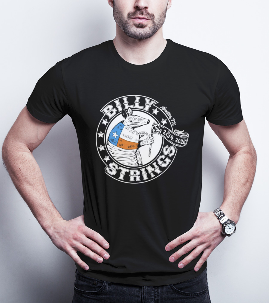 Billy Strings Armadillo Austin Texas July 2 & 3 2026 T-Shirt