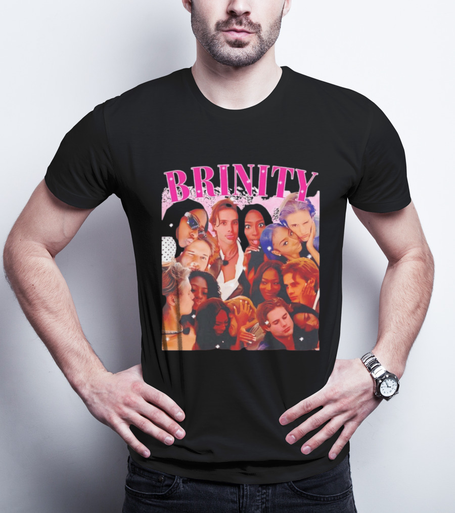 BRINITY Collage Of Couples Moments Embracing Love And Connection T-Shirt