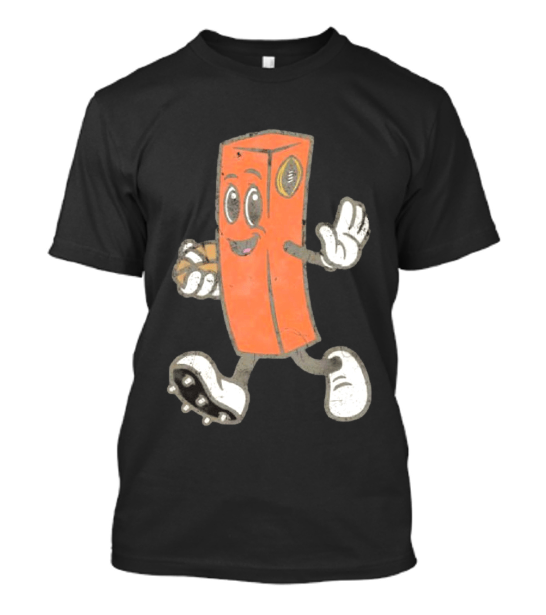 Cleveland Browns Chomps Mascot Football Player T-Shirt