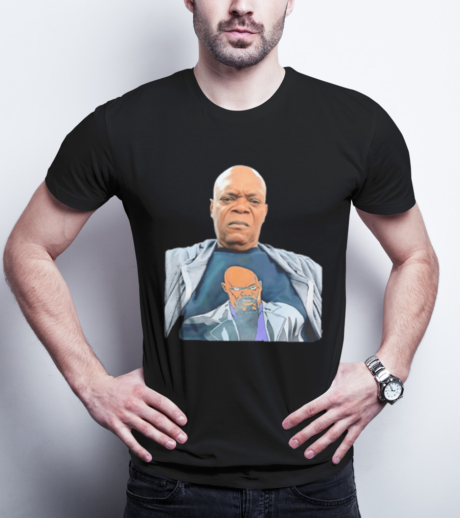 Samuel L Jackson Nick Fury Marvel Cinematic Universe Marvel Studios T-Shirt