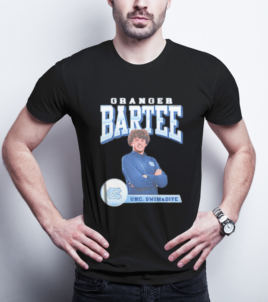 Granger Bartee UNC Swim & Dive North Carolina Tar Heels T-Shirt