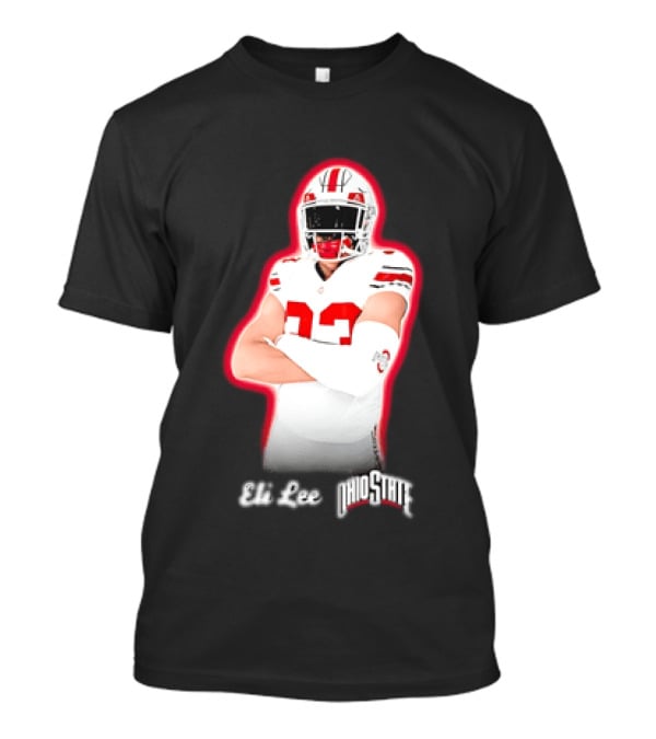 Ohio State Buckeyes Eli Lee 33 Football Player T-Shirt