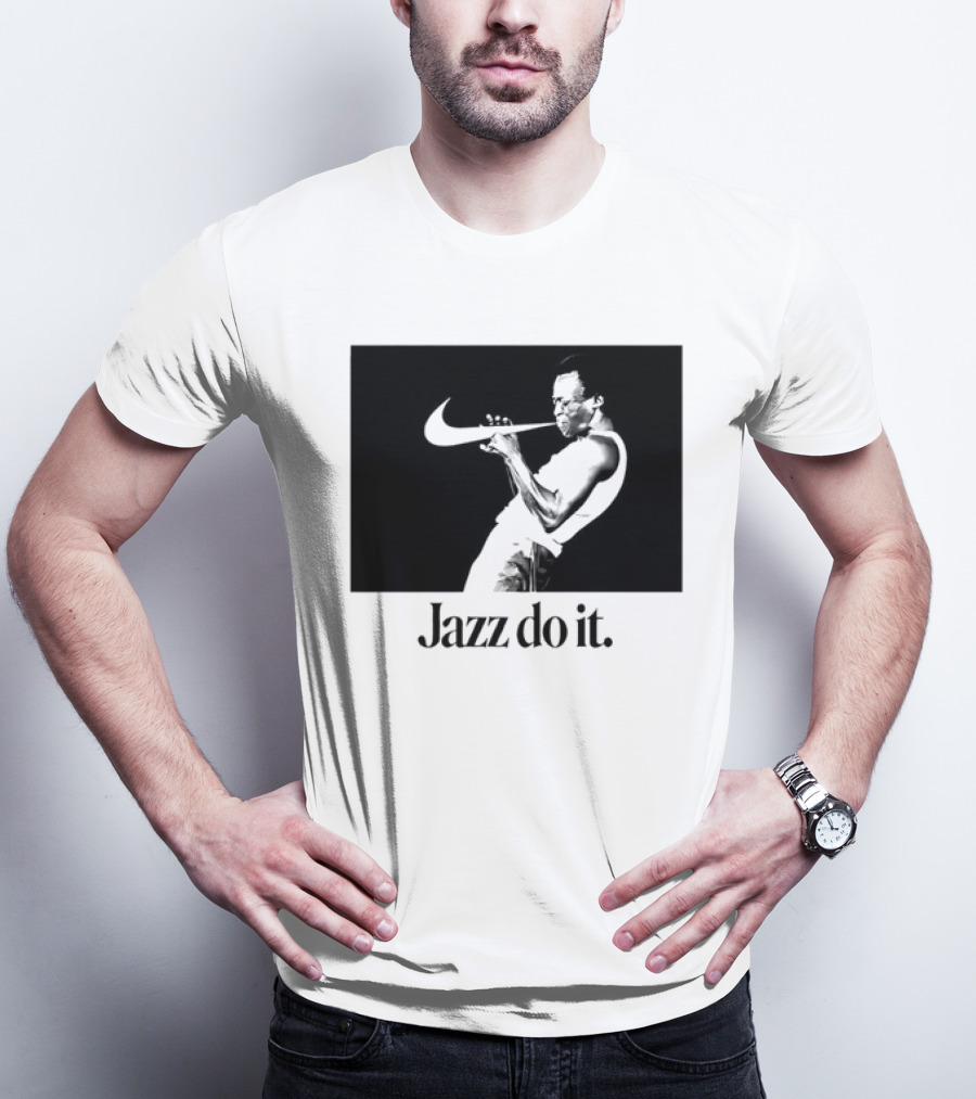 Miles Davis Jazz Do It Iconic Trumpet Player T-Shirt