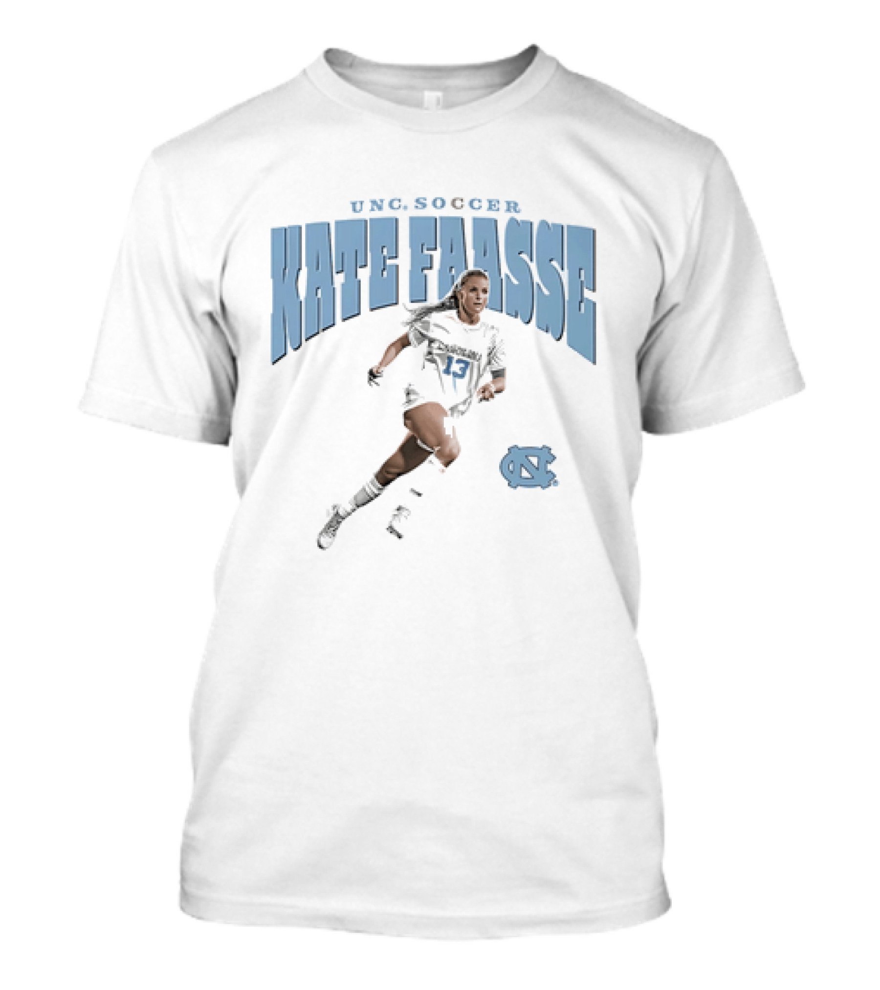 UNC Soccer Kate Faasse North Carolina Tar Heels T-Shirt