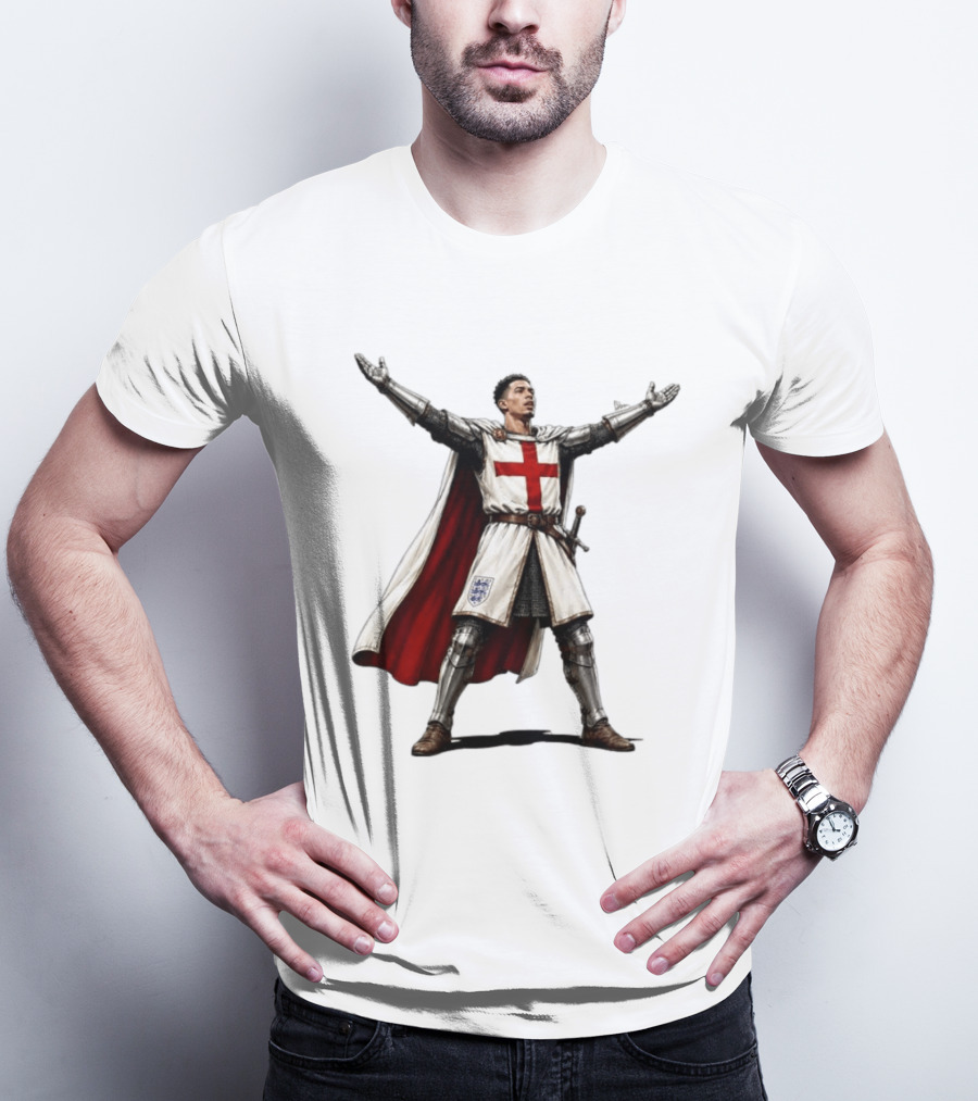 Jude Bellingham England National Football Knight Crusade Iconic Symbolism T-Shirt