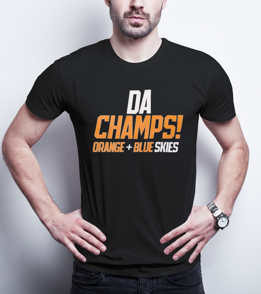 Da Champs Orange + Blue Skies T-Shirt