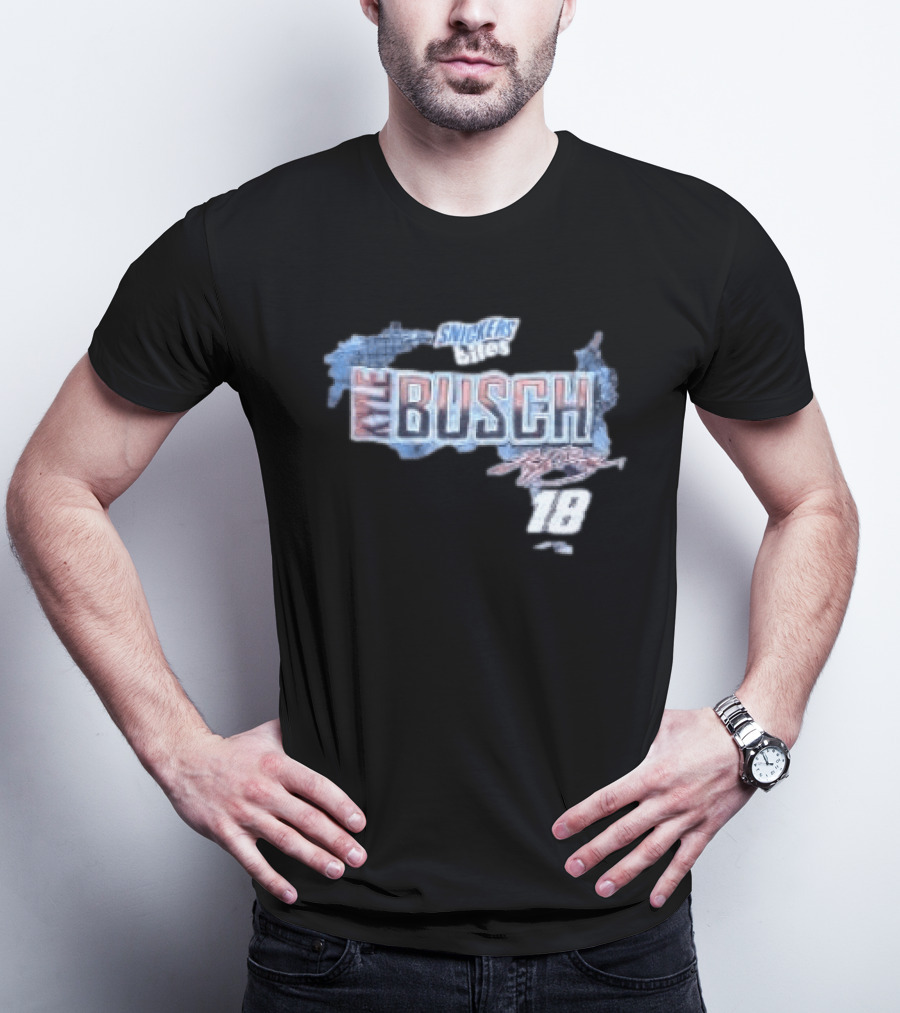 Kyle Busch Snickers Bites Joe Gibbs Racing NASCAR 18 T-Shirt