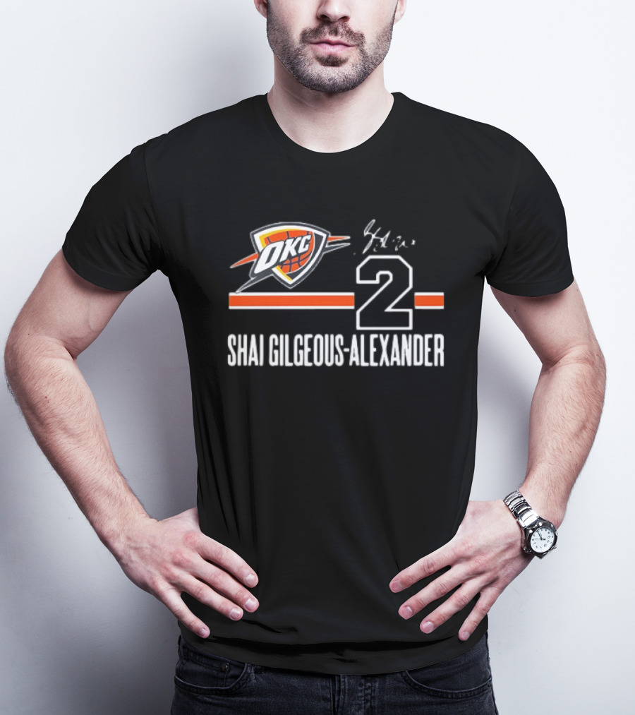 Shai Gilgeous Alexander OKC Thunder Signature 2 T-Shirt