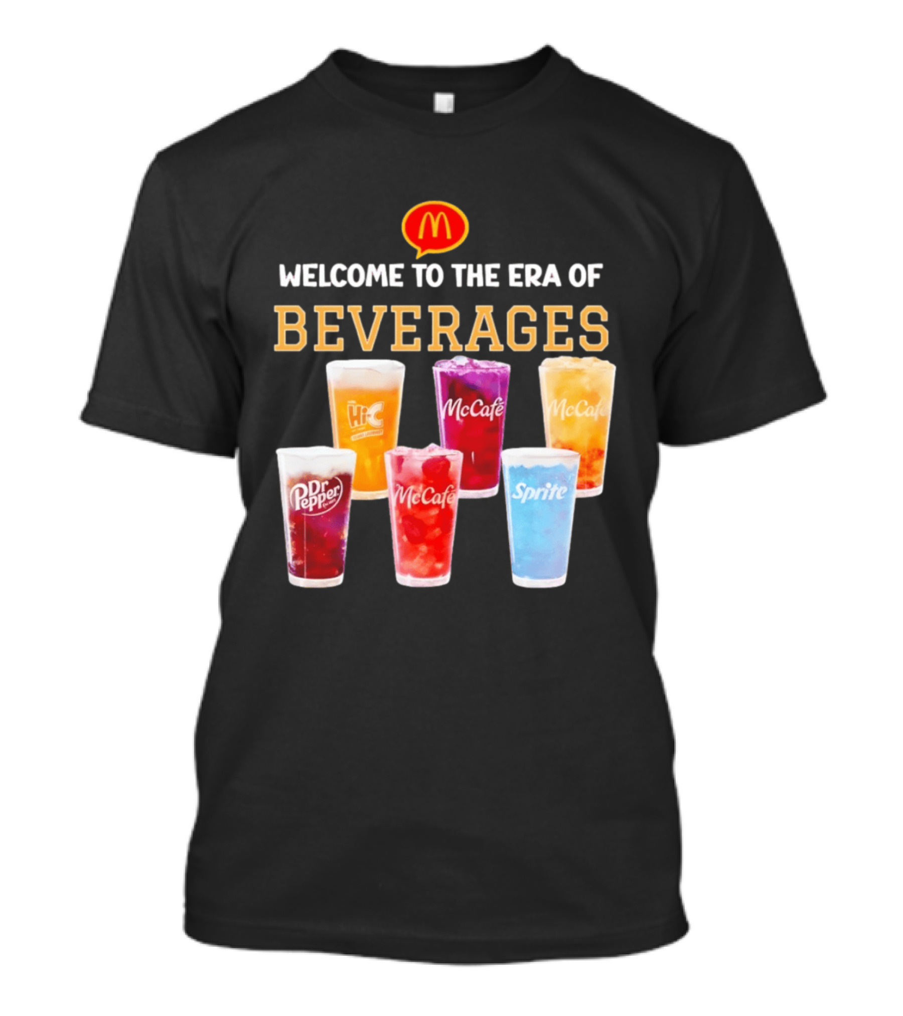 McCafé McDonald's Dr Pepper Sprite Hi C Beverages 2026 T-Shirt