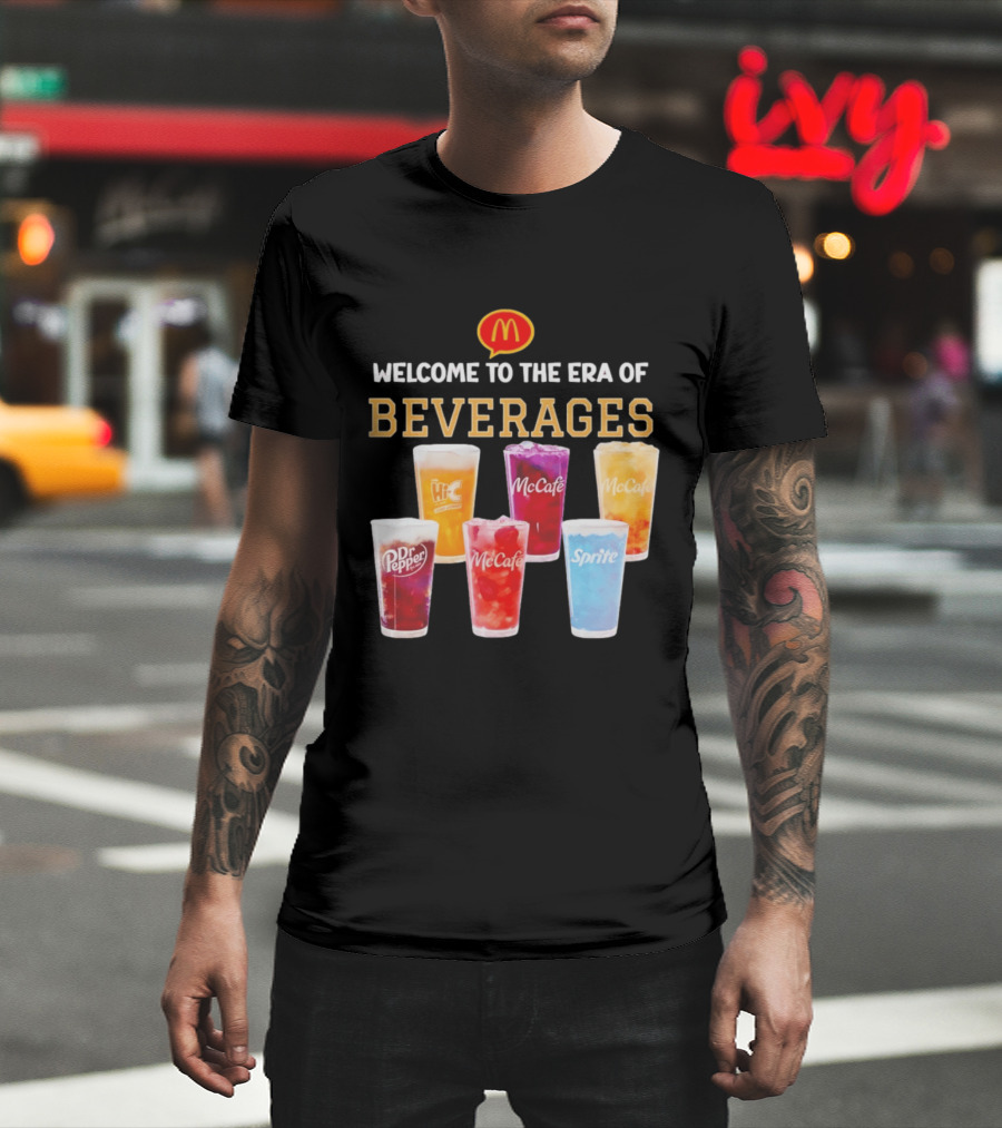 McCafé McDonald's Dr Pepper Sprite Hi C Beverages 2026 T-Shirt