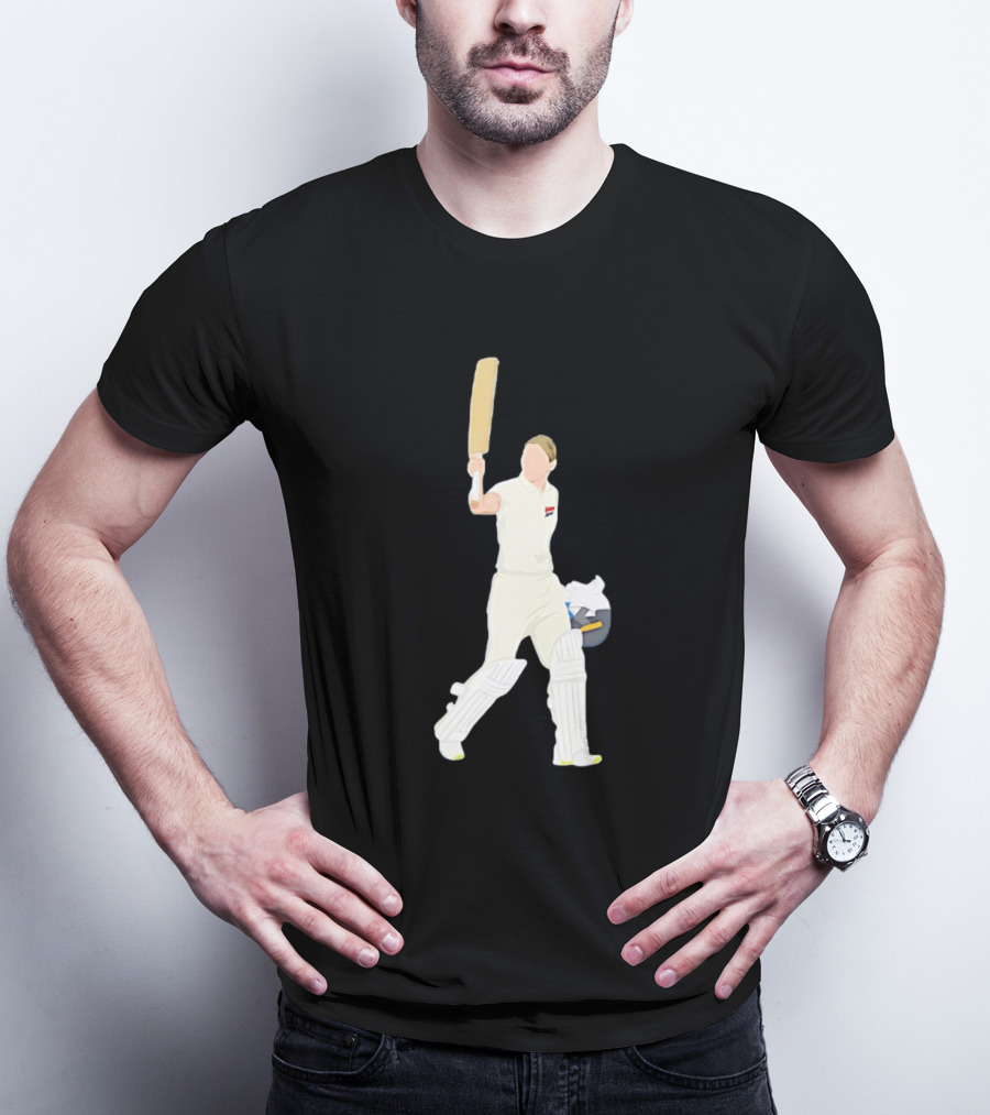 Steve Smith Celebrating Australian Cricket Icon Batter T-Shirt